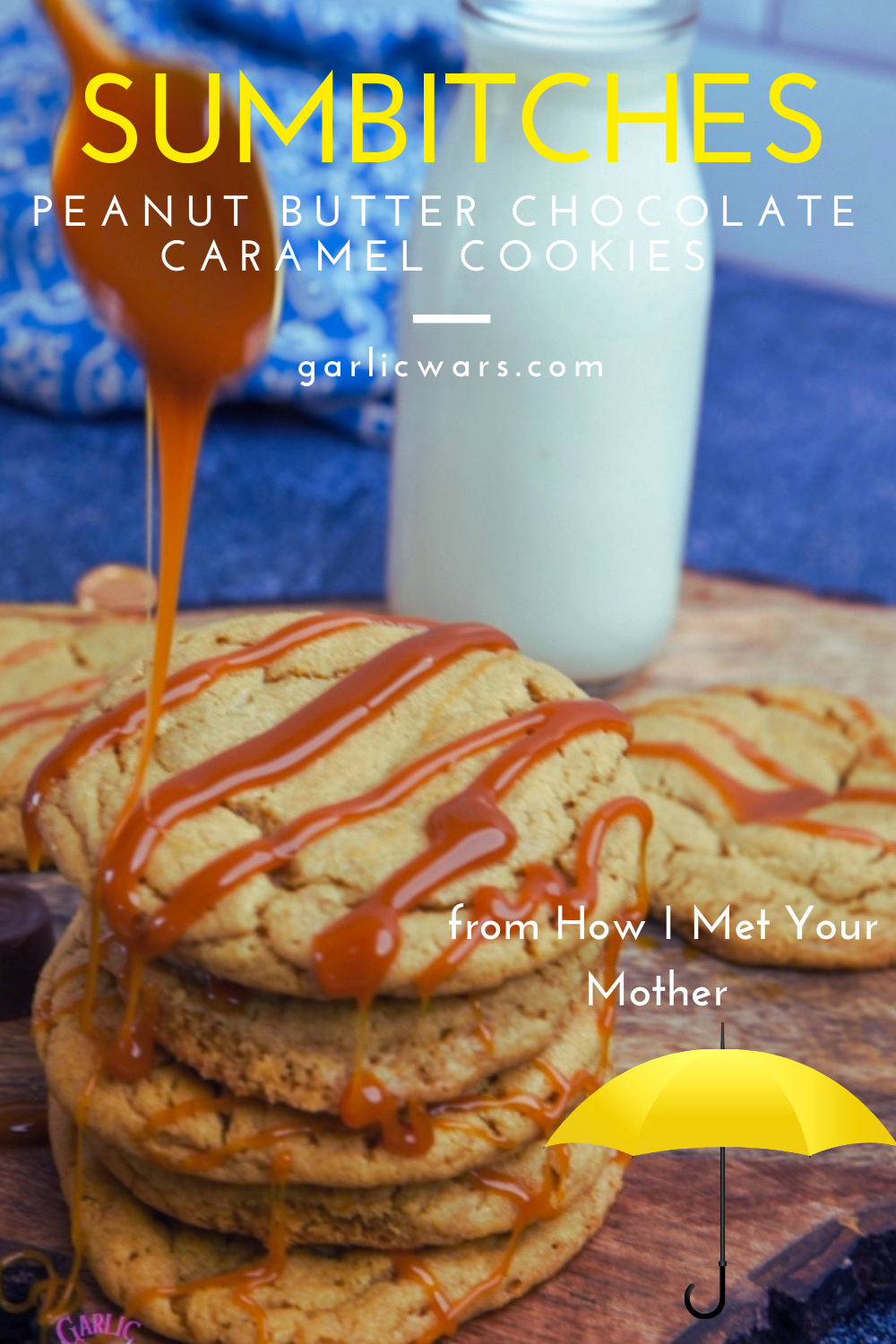 Sumbitches: Peanut Butter Chocolate Caramel Cookies - Superheroes and ...