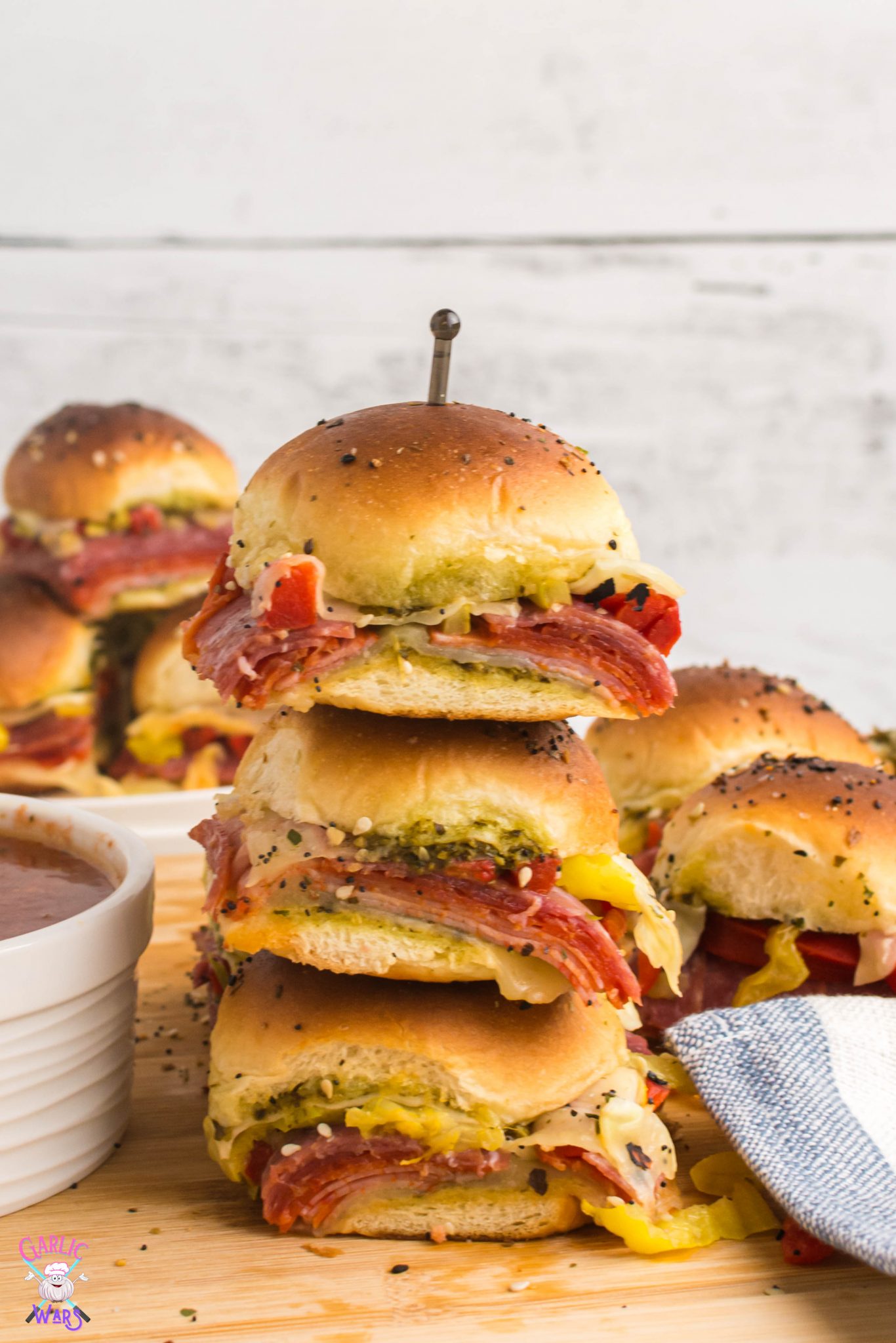 Baked Italian Sliders - Superheroes and spatulas