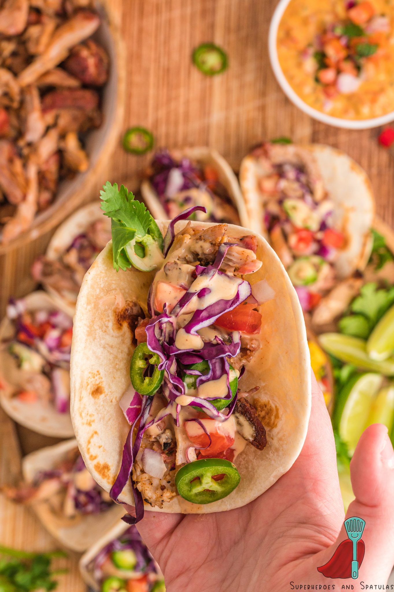 Smoked Pork Tacos - Superheroes and spatulas