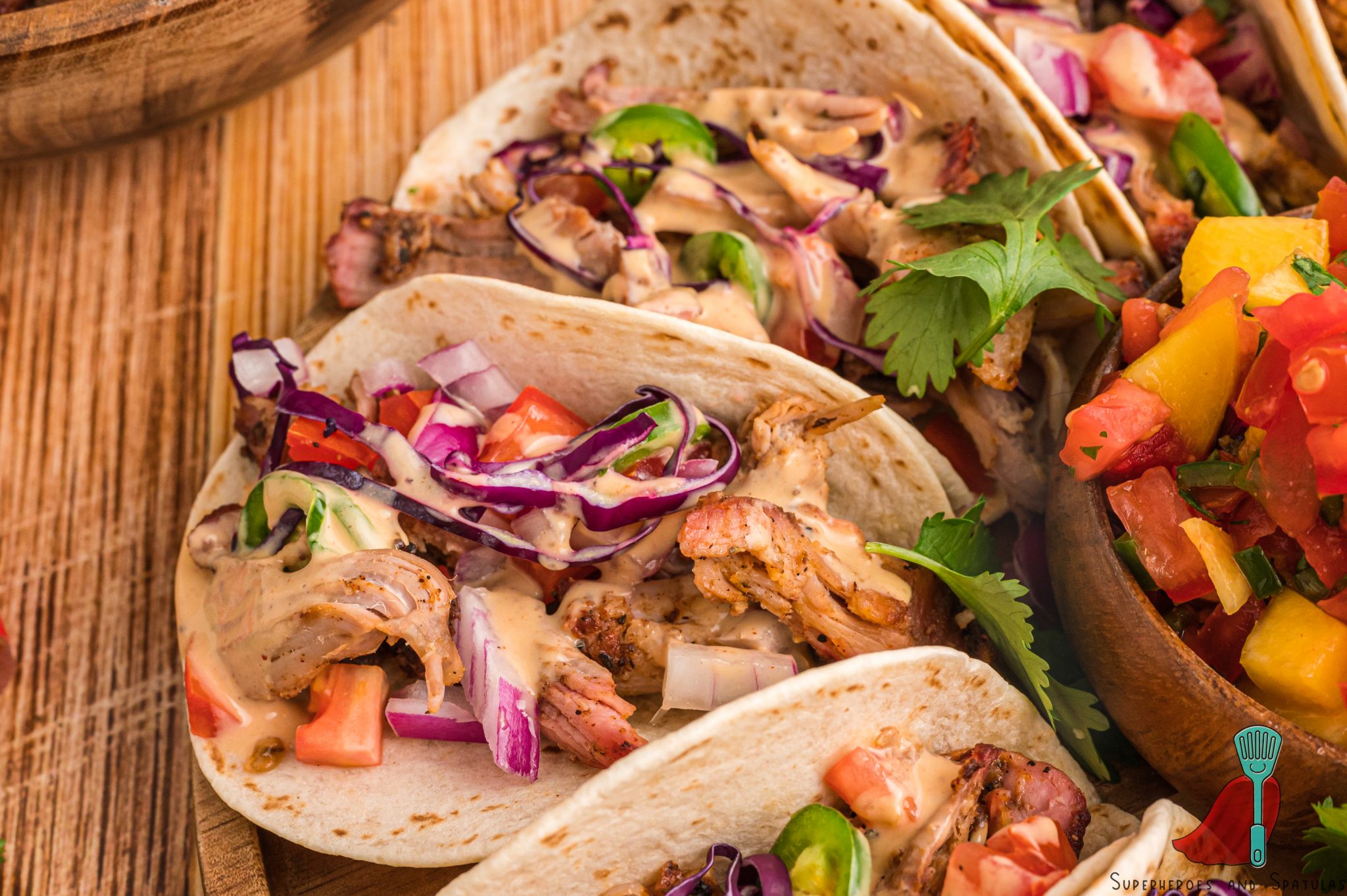 Smoked Pork Tacos - Superheroes and spatulas
