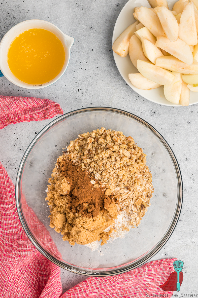 Cast Iron Pear Cobbler - Superheroes and spatulas