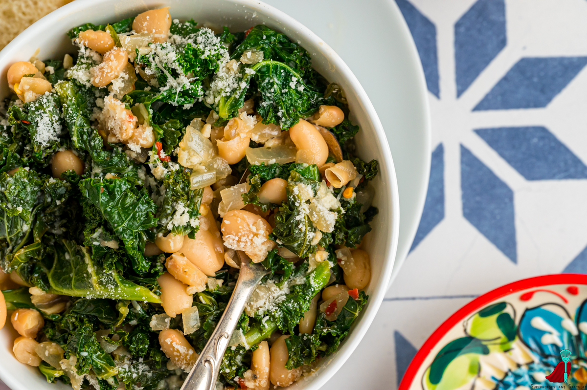 Braised Beans and Greens - Superheroes and spatulas